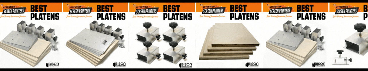 Bison Platen Innovative Screen Printing Platens and Brackets