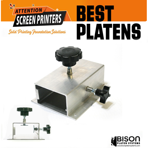 Screen Printing Platens and Accessories | Bison Platen Systems
